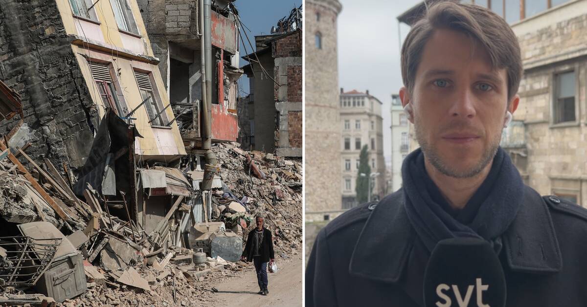 Turkiska journalister utreds för brott efter jordbävningen | SVT Nyheter