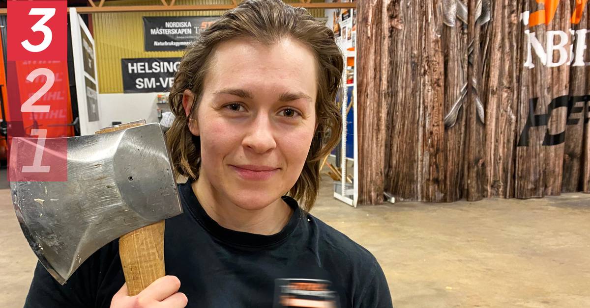 Lista: Så hugger du ved på bästa sätt – timbersportaren Tove från Orsa ...