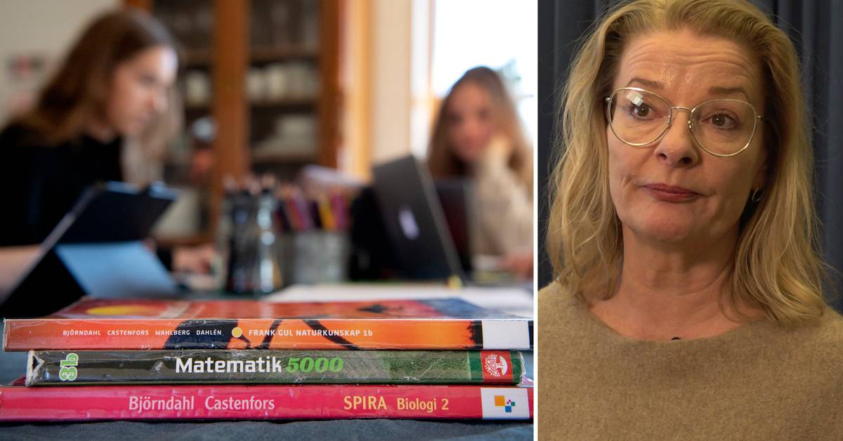 Skolminister Lotta Edholm (L) vill ha fler böcker i skolan | SVT Nyheter