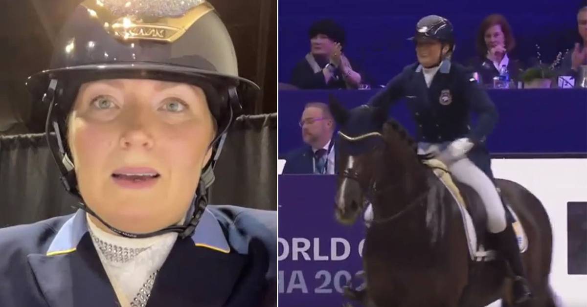 Känslosam Johanna Due-Boje efter debuten: ”Svårt att fatta” | SVT Sport