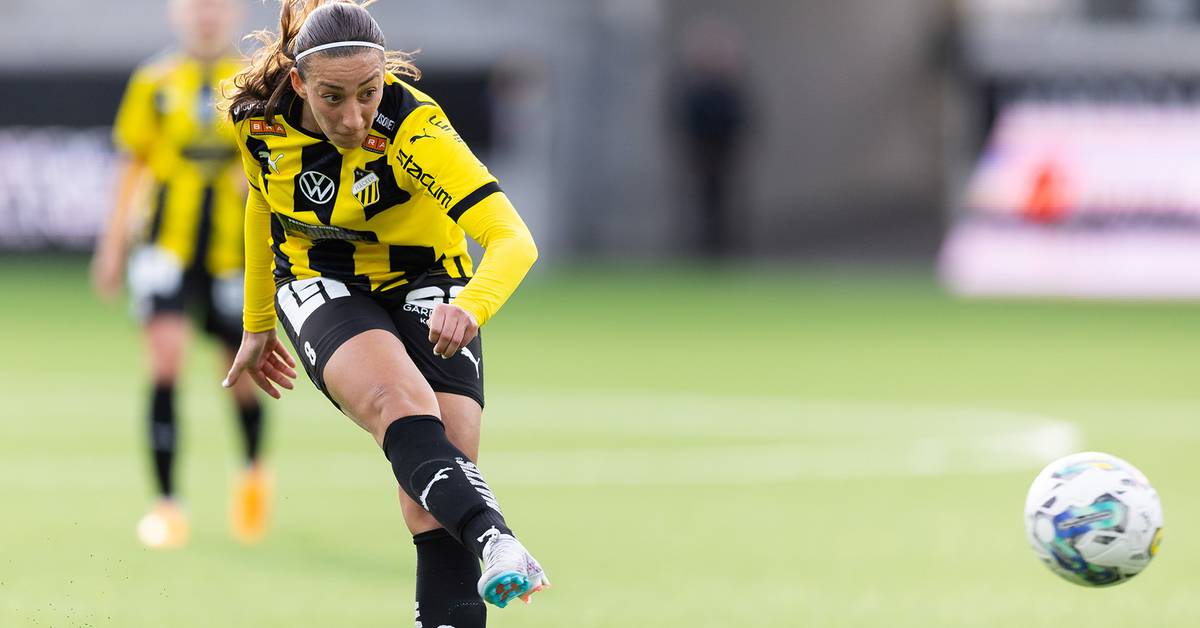 Supertalangen Rosa Kafaji med ett konststycke mot Örebro | SVT Sport