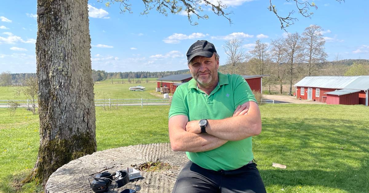 Markägaren Bengt Vingborn släckte skogsbranden på sin födelsedag | SVT ...