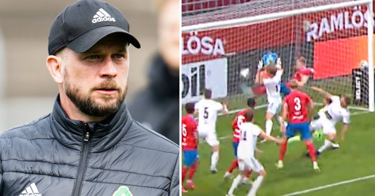 ”Spökmål” i bottenmötet mellan Helsingborg och Skövde | SVT Sport
