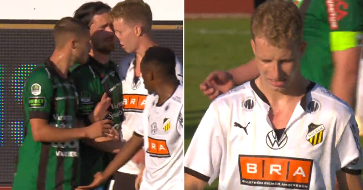 Samuel Gustafson utvisad när Häcken slog jumbon Varberg | SVT Sport