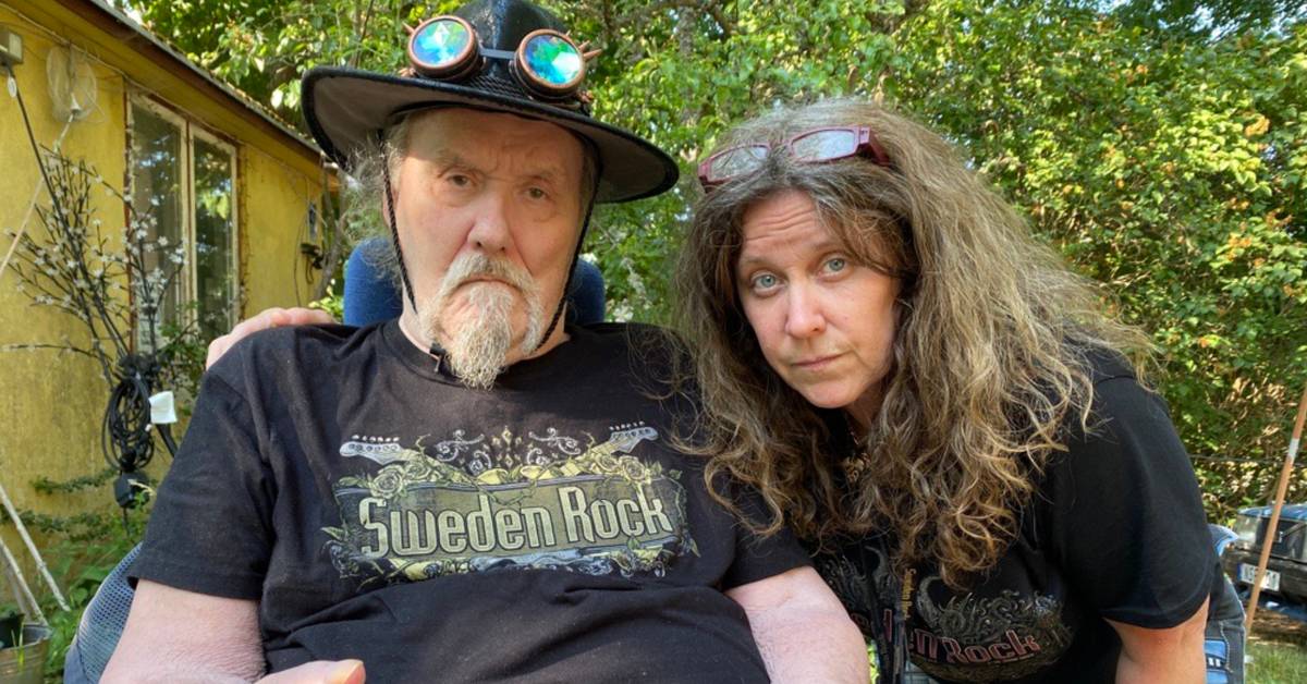 Olle, 87, snuvad på Sweden Rock när festivalen redan lämnat ut bandet ...