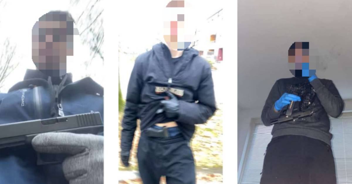 Tejpade handleder och fotleder före planerade skjutningen i Sundsvall ...