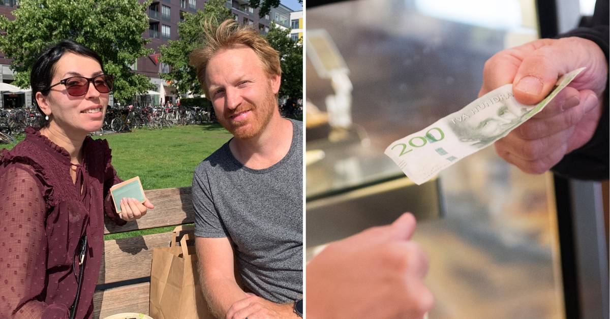 Få väljer kontanter som betalningssätt | SVT Nyheter