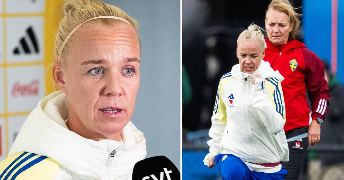 Caroline Seger stood over training: "Feeling in the calf" - Teller Report