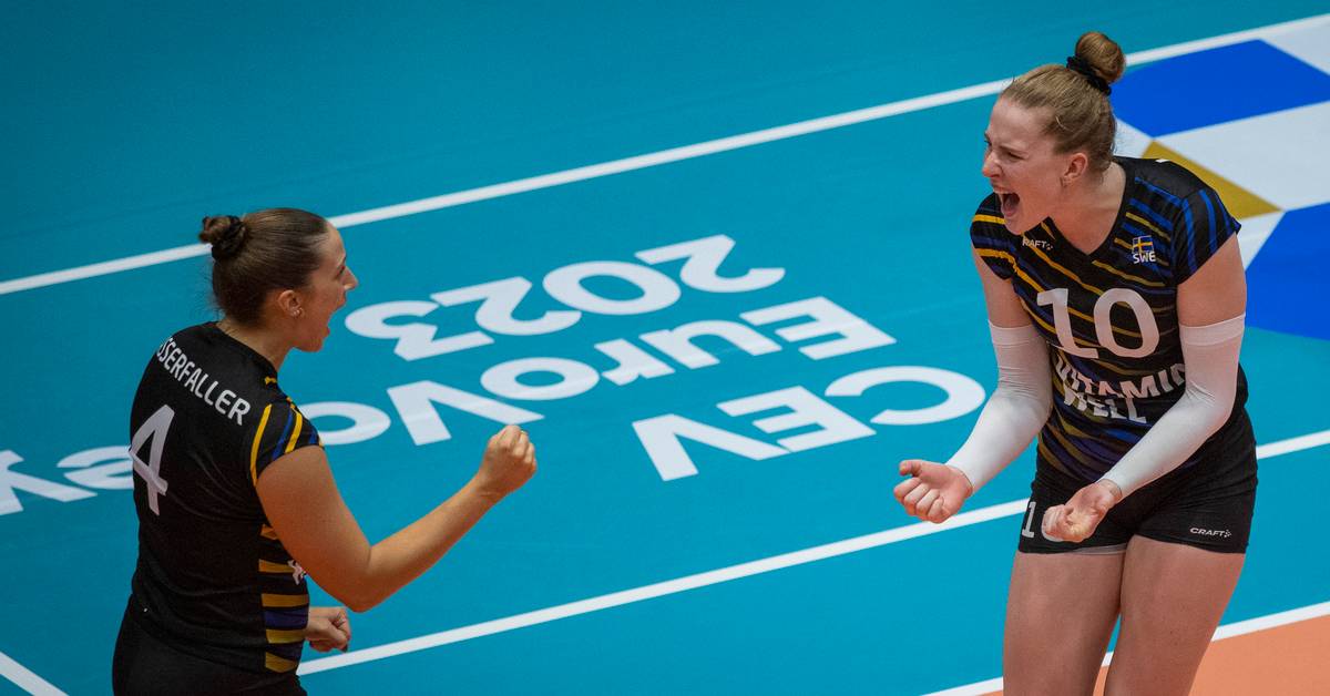 Sverige tog sensationell seger i volleyboll-EM: ”Bästa ett svenskt ...