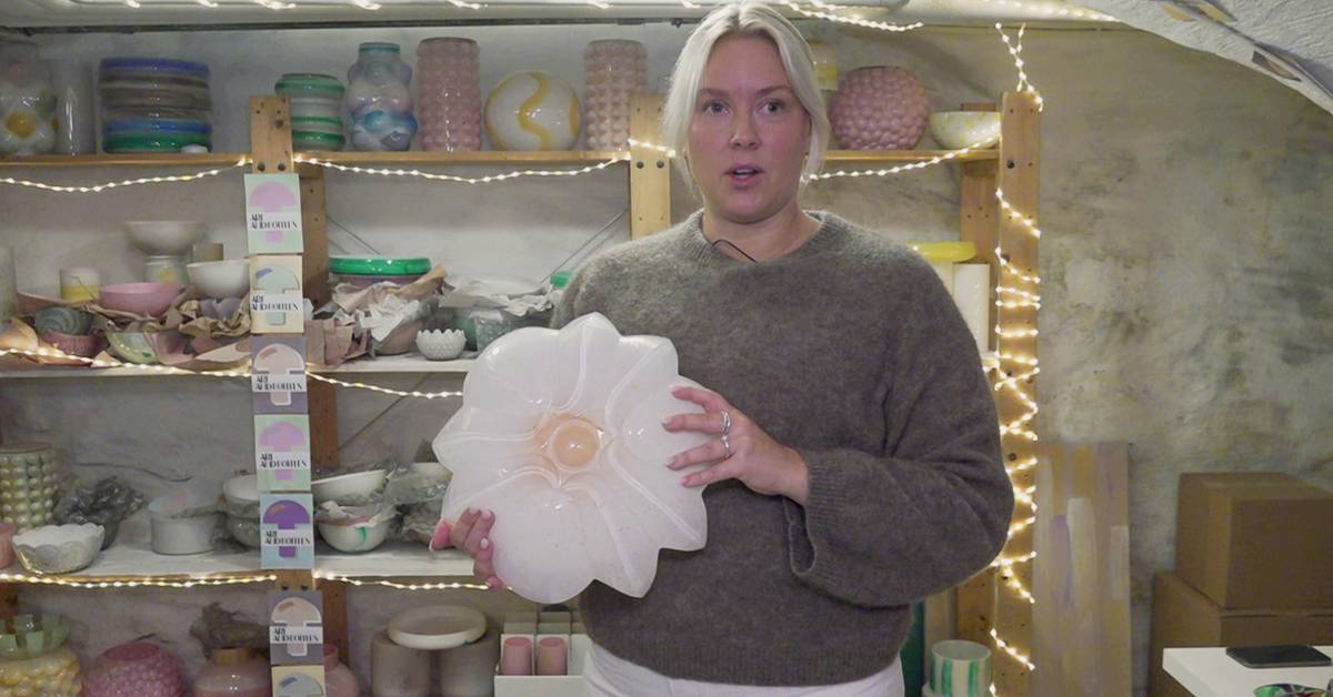 Lisa Koikeroisen kierrätyslamput toivat Design Talent -tittelin | SVT ...