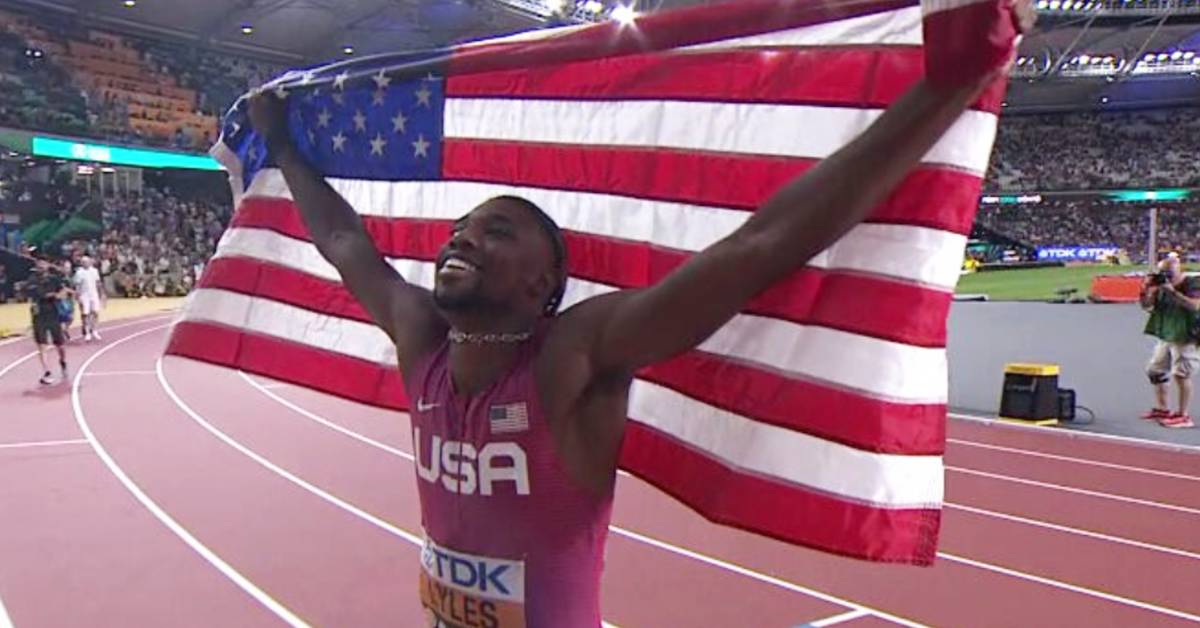 Lyles tog hem 200 meter och fixade dubbeln | SVT Sport