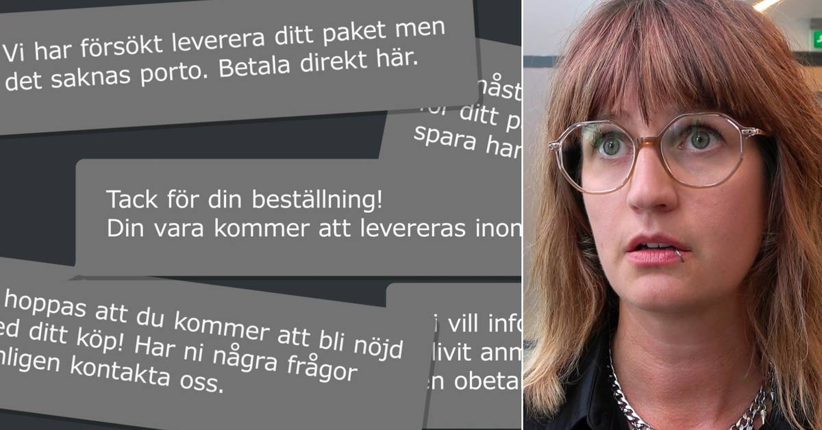 Ny våg av bluff-sms i Sverige: ”Tar vad de kan komma åt” | SVT Nyheter