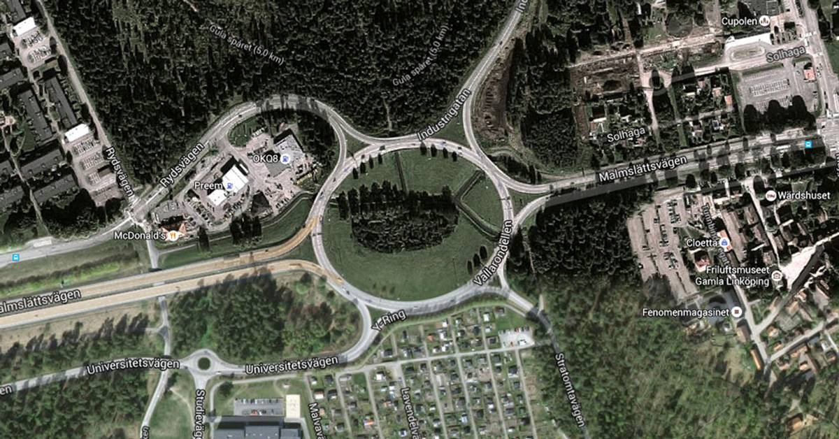Nu försvinner Sveriges största rondell | SVT Nyheter