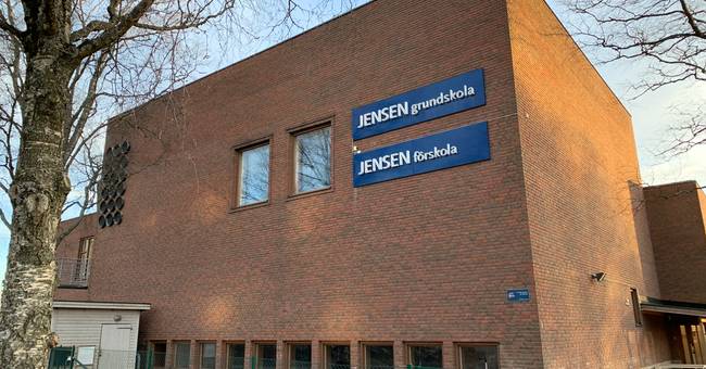 Jensen grundskola fjärrundervisar högstadiet i Uppsala | SVT Nyheter