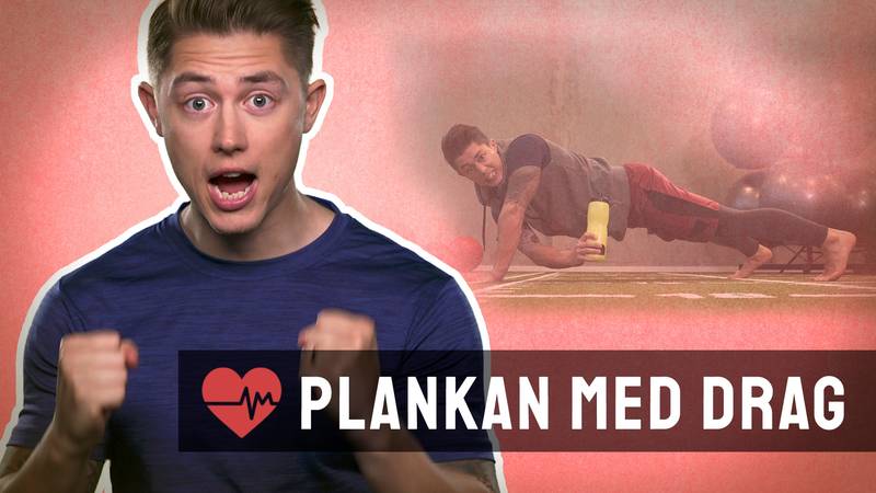 Alex träning – Plankan med drag | SVT Play