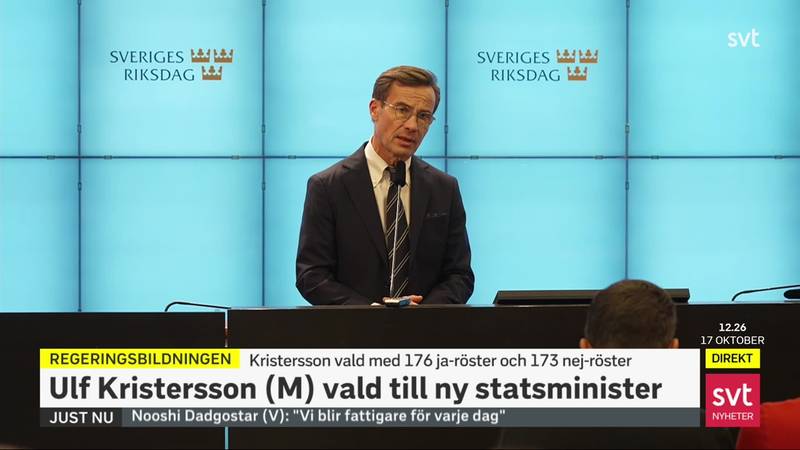 SVT Nyheter Direkt – Statsministeromröstning i riksdagen | SVT Play