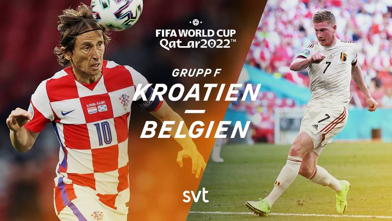 FIFA Fotbolls-VM 2022 – Kroatien-Belgien | SVT Play
