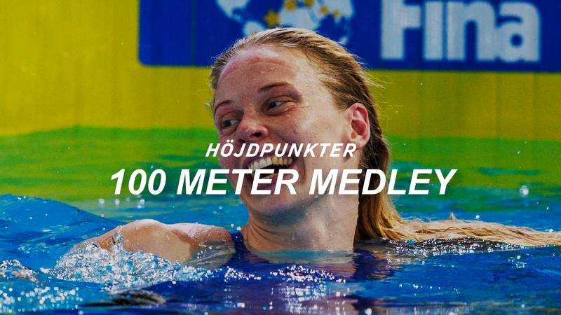 Simning: Höjdpunkter – Louise Hansson: 100m medley 16/12 | SVT Play