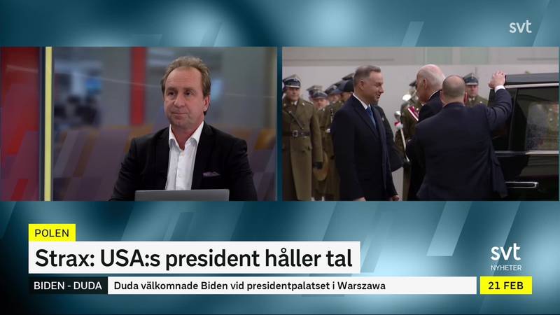 SVT Nyheter Direkt – USA:s president Joe Biden håller tal i Polen | SVT ...