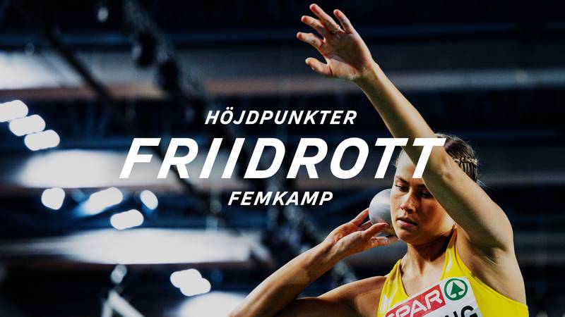 Friidrott: Höjdpunkter – Inomhus-EM: Femkamp (d) - Bianca Salming 3/3 ...