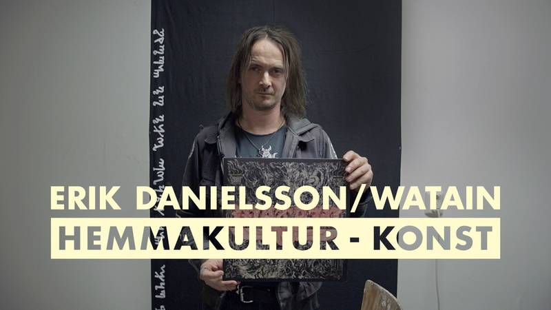Hemmakultur – 13. Konst: Skivomslag - Erik Danielsson och Watain | SVT Play