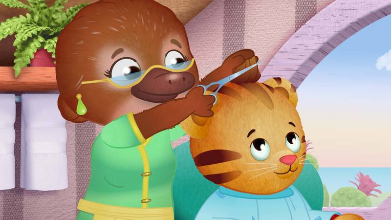 Daniel Tigers kvarter – Daniel klipper håret | SVT Play