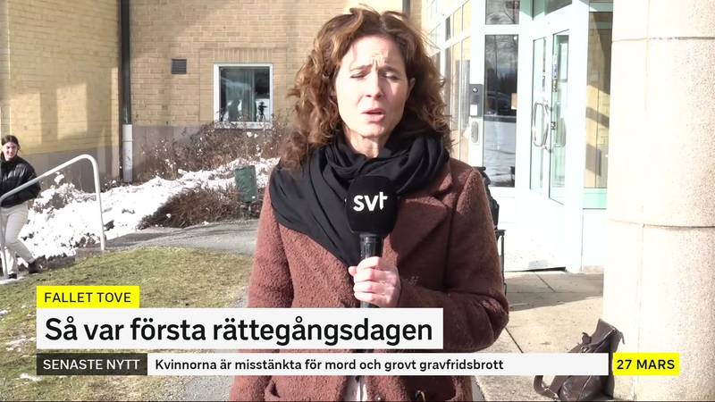 SVT Nyheter Direkt – Tove-rättegången - första dagen | SVT Play