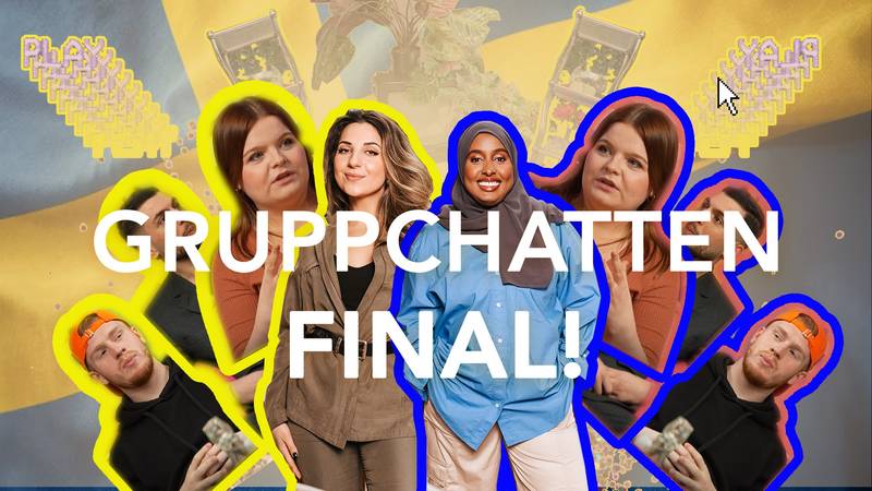 Gruppchatten – Final: Drottning Sivlia hyschar Kaeli | SVT Play