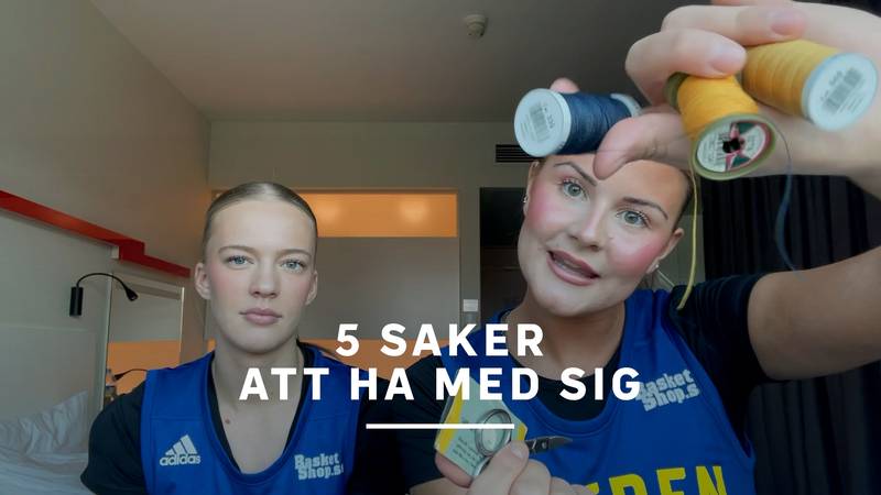 Basket: U20-EM – Se vad Linnea och Elina tar med sig till EM | SVT Play