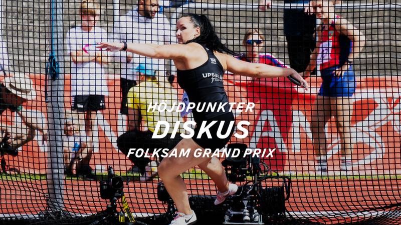 Friidrott: Höjdpunkter – Folksam GP: Caisa-Marie Lindfors, diskus 5/8 ...