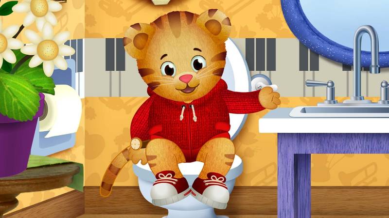 Daniel Tigers kvarter – Daniel går på toa | SVT Play