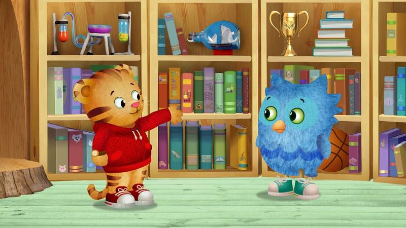 Daniel Tigers kvarter – Daniel hjälper Ho att berätta saga | SVT Play