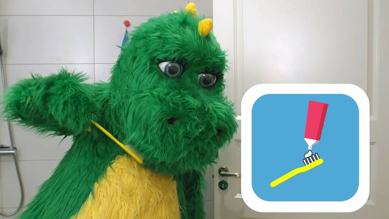 Bolibompa: Draken följer med – Borsta tänderna | SVT Play