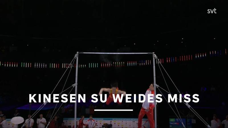 Gymnastik: Höjdpunkter – Kinesen Su Weides miss | SVT Play