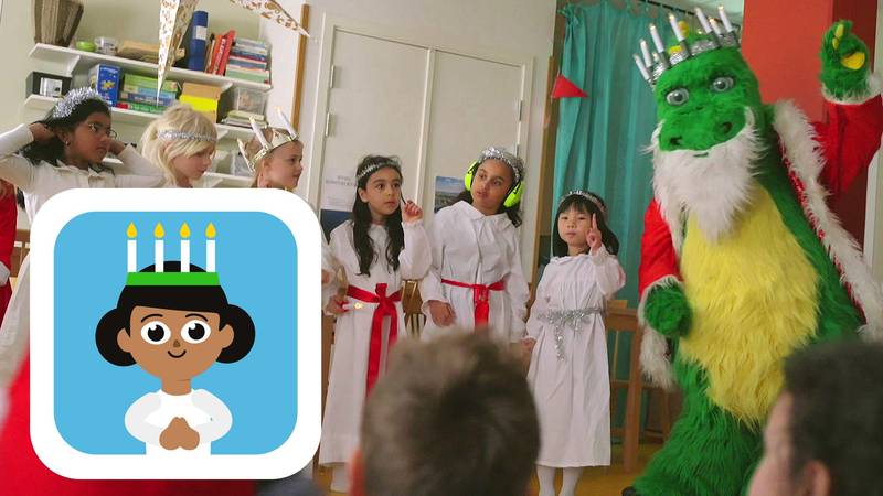 Bolibompa: Draken följer med – Lucia | SVT Play