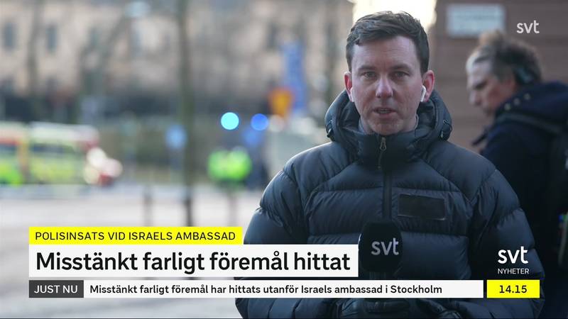 SVT Nyheter Direkt – Stor polisinsats vid Israels ambassad | SVT Play