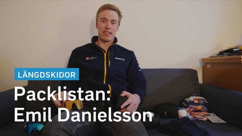 Längdskidor: JVM – Packlistan: Emil Danielsson | SVT Play