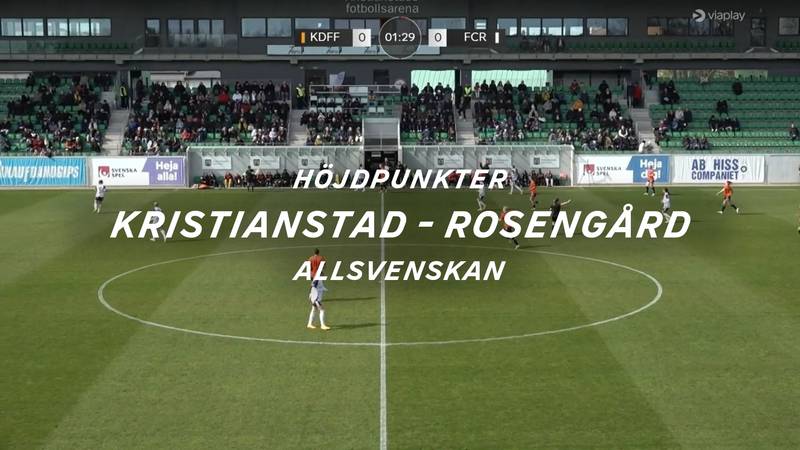 Damallsvenskan: Höjdpunkter – Kristianstad - FC Rosengård 21/4 | SVT Play