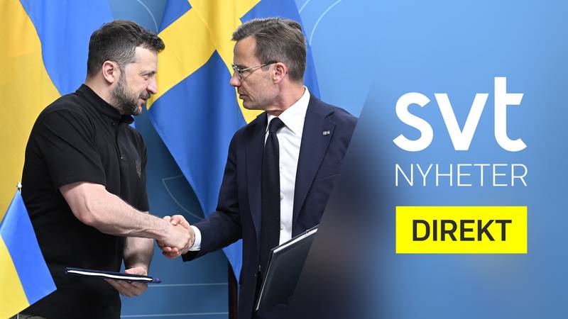 SVT Nyheter Direkt – Zelenskyj håller presskonferens i Sverige | SVT Play