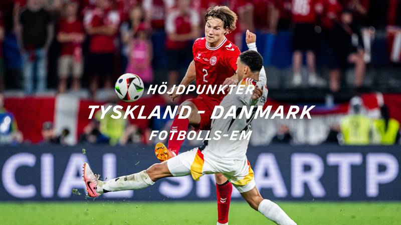 Fotbolls-EM: Höjdpunkter – Tyskland - Danmark 29/6 | SVT Play