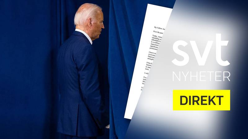 SVT Nyheter Direkt – Joe Biden lämnar kampanjen | SVT Play