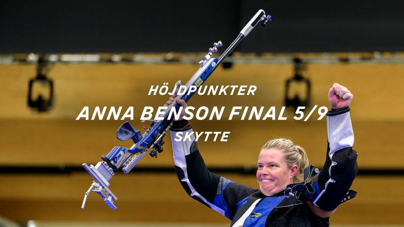 Paralympics: Höjdpunkter – Anna Benson final i mixed 50m rifle prone ...