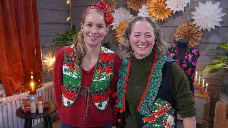 Strömsö – Jultröjan i ny tappning - sy en julväst av gamla julgardiner ...