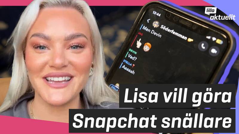 Lilla Aktuellt & Lilla Aktuellt skola – Lisa Borg jobbar med Snap | SVT ...