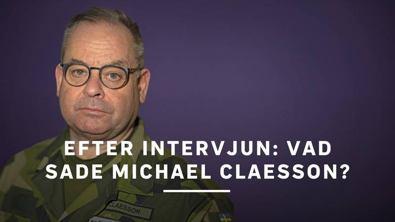 30 minuter – Vad sade ÖB Michael Claesson? | SVT Play