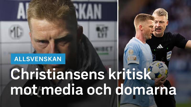 Fotbollsstudion – Anders Christiansens kritik mot media och domarna ...