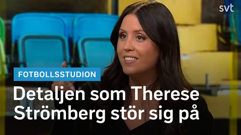 Fotbollsstudion – Här är detaljen som Therese Strömberg stör sig på ...