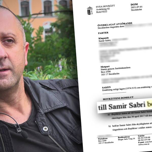 Hör mordfriade Samir Sabri som nu får miljonskadestånd: ”Vågar knappt ...