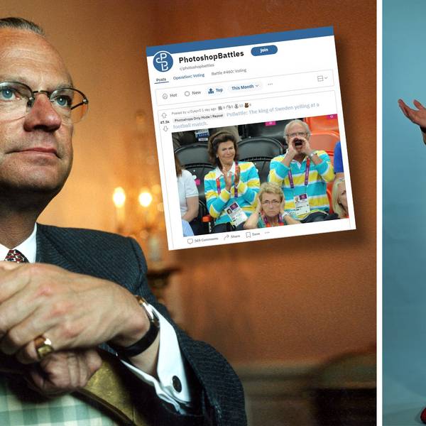 Så blev Sveriges kung världens mest populära meme | SVT Nyheter
