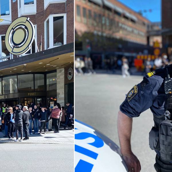 Polis utrymde köpcenter där popup-butik skulle öppna: ”Det blev ...